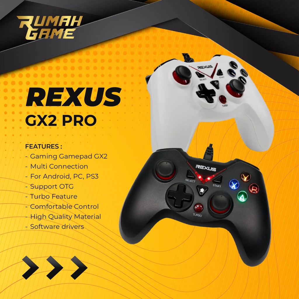 Jual Rexus Gladius GX2 Pro Gaming Gamepad / Joystick / Stick | Shopee ...