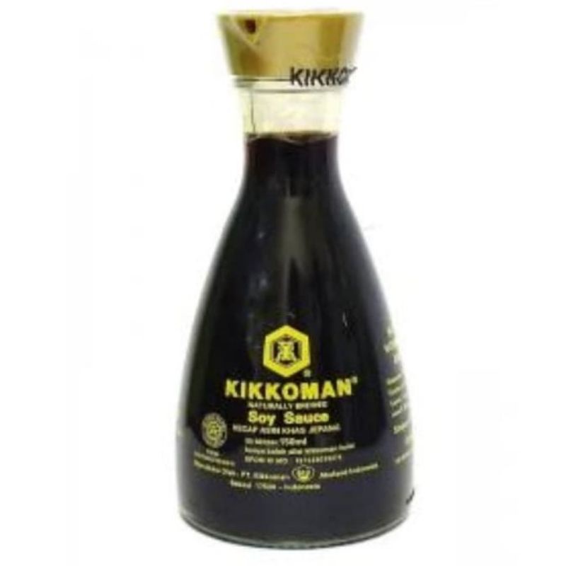 Jual Kikkoman Kecap Asin Jepang Botol Dispenser 150ml | Shopee Indonesia
