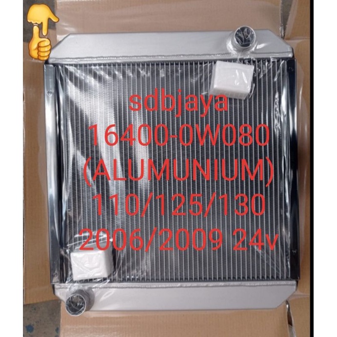 Jual radiator assy dyna saurus hino dutro 110ST 110ET 110FT 110 125 ht ...