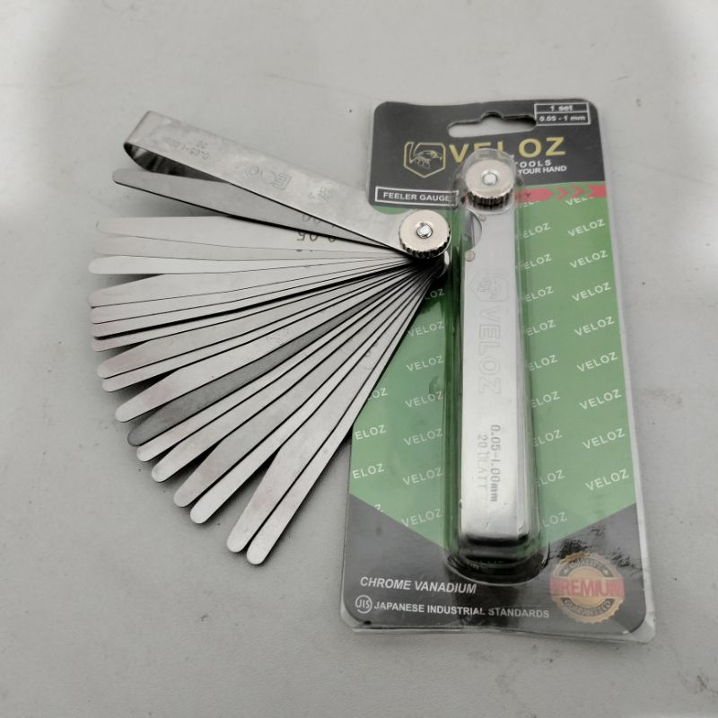 Jual FULLER "VELOZ" 20 BLADE / FEELER GAUGE 20PCS || ALAT UKUR ...
