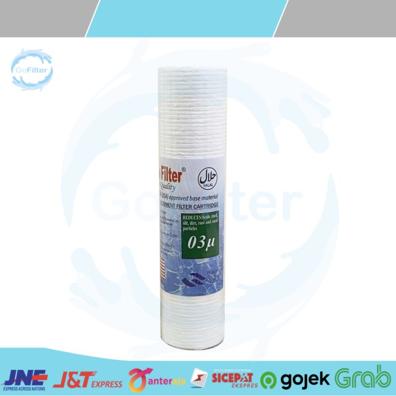 Jual PP FILTER AIR NANO NANOTEC 10 INCI 10” 03 MICRON / SPUN SARINGAN ...