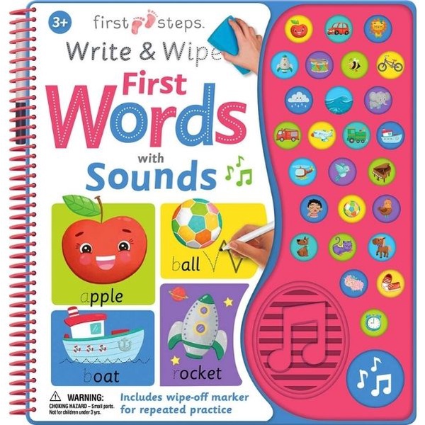 Jual IMPORT BOOK FIRST STEPS WRITE & WIPE FIRST WORDS (SSB) | Shopee ...