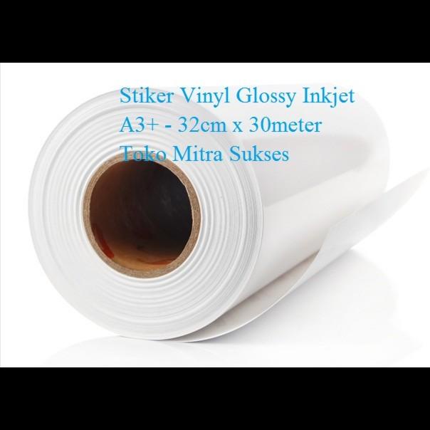 Jual Stiker Vinyl Inkjet A3+ Roll - 32cm x 30m | Shopee Indonesia