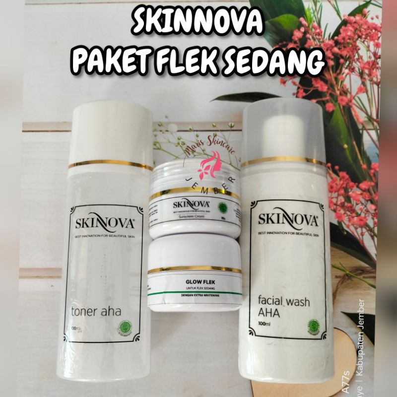 Jual Skinnova Paket Flek Sedang (Glow Flek) | Shopee Indonesia