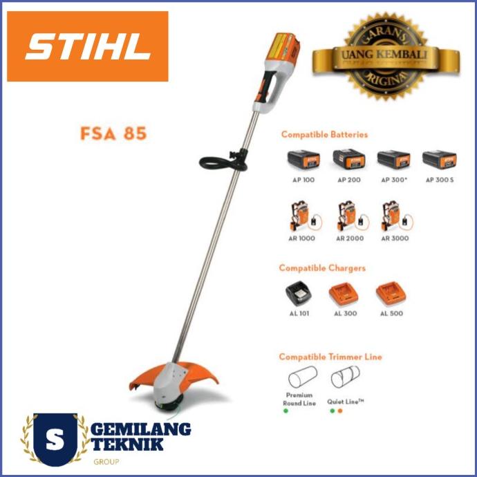 Jual STIHL FSA 85 mesin potong rumput baterai string trimmer STIHL FSA85 | Shopee Indonesia