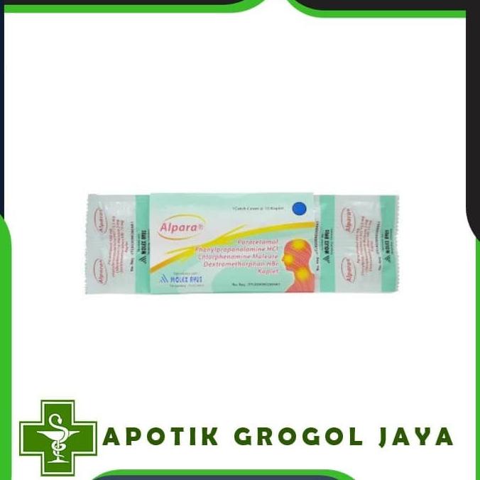 Jual Alpara Strip Isi 10 Kaplet Obat Original Molex Ayus | Shopee Indonesia
