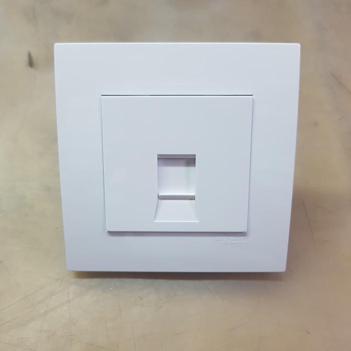 Jual Schneider Stop Kontak Data Lan Cat6 / Cat 6 Vivace Putih | Shopee ...