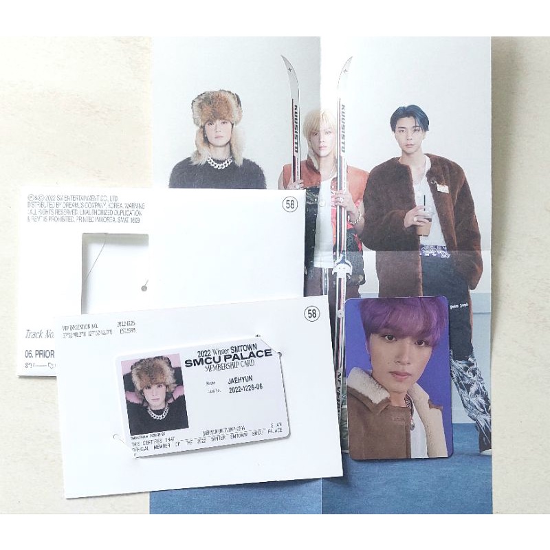 Jual [OFFICIAL-UNSEALED] Album 2022 Winter SMTOWN : SMCU Palace Ver. Membership Card NCT 127 ...