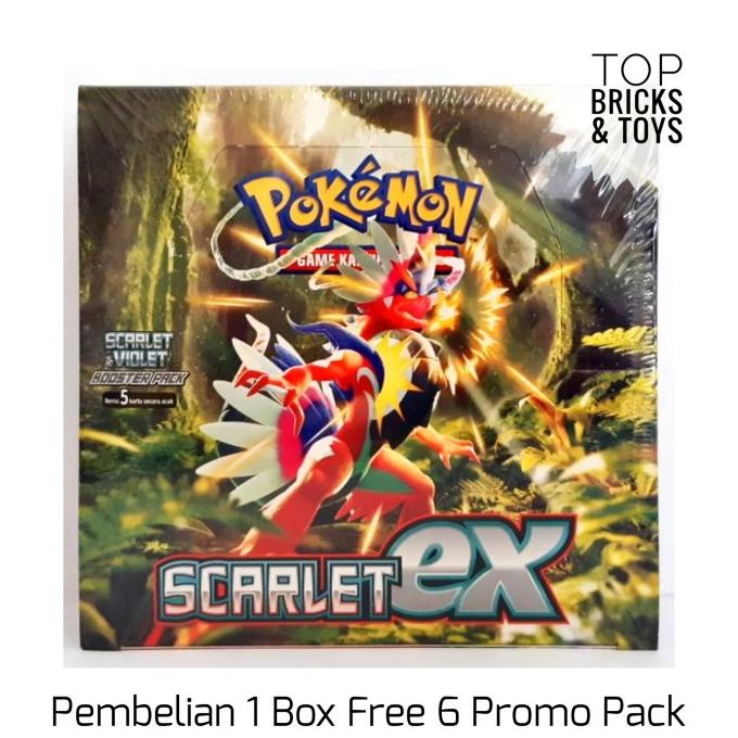 Jual TCG Kartu Pokemon Scarlet Ex SV1S Booster Box Indonesia (Original) | Shopee Indonesia