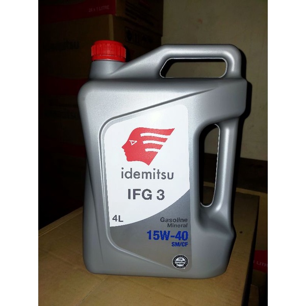 Jual Oli IDEMITSU 15W40 SM/CF - Oli MESIN MOBIL BENSIN & DIESEL Kemasan ...