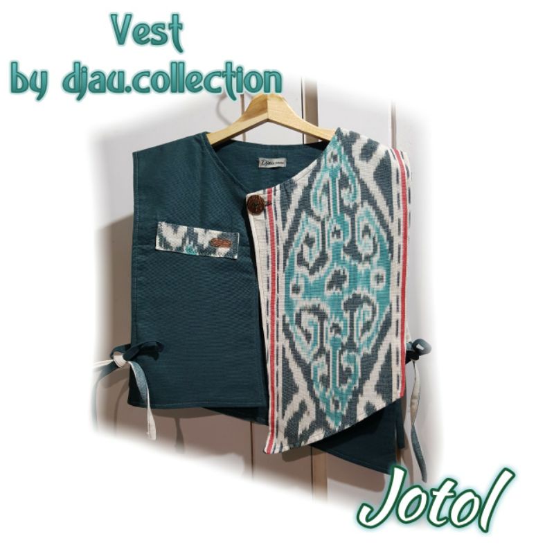 Jual DJAU Vest Tenun Etnik/Rompi Crop/ Rompi Unik (JOTOL) | Shopee ...