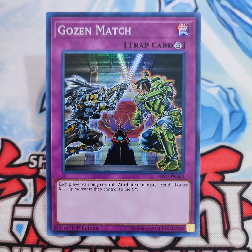 Jual yugioh gozen match hisu super rare 1st original | Shopee Indonesia