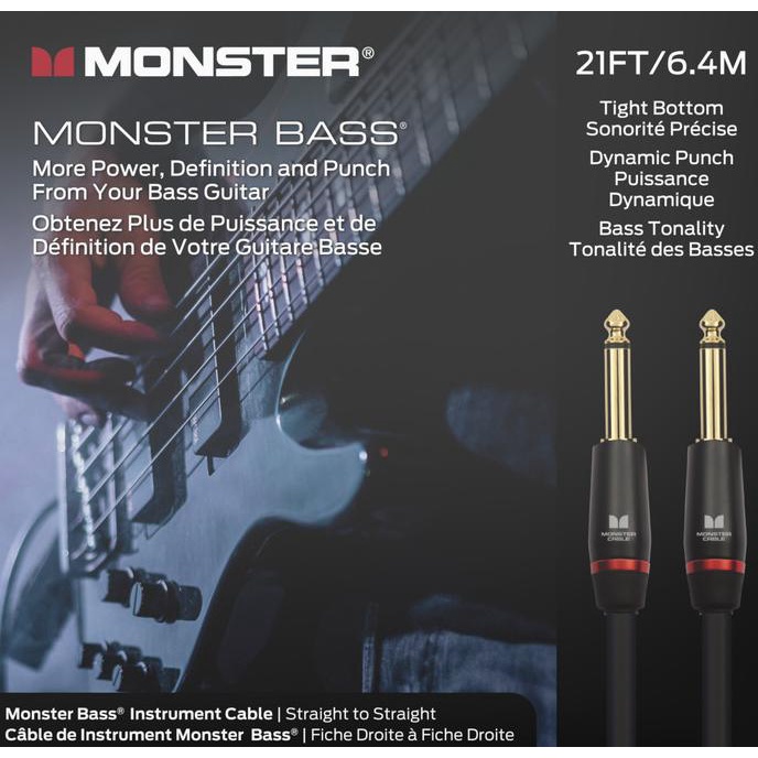 Jual Monster Prolink Monster Bass Instrument Cable ( Monster Cable ...