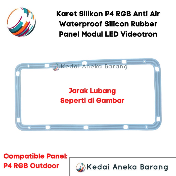 Jual Karet Waterproof Ring Seal Panel Module Modul LED P4 Outdoor ...