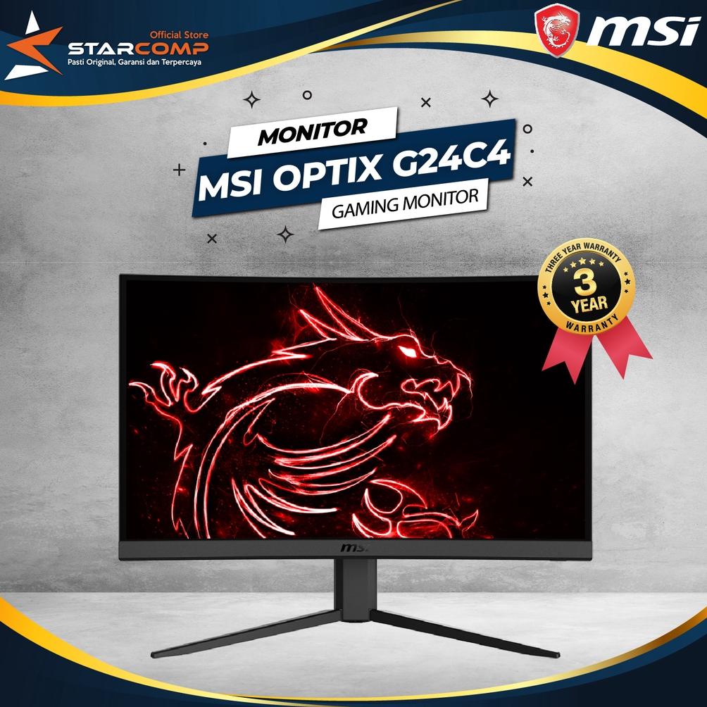 Jual MSI Optix G24C4 Curved Gaming Monitor 24 Inch FHD 144Hz 1Ms ...