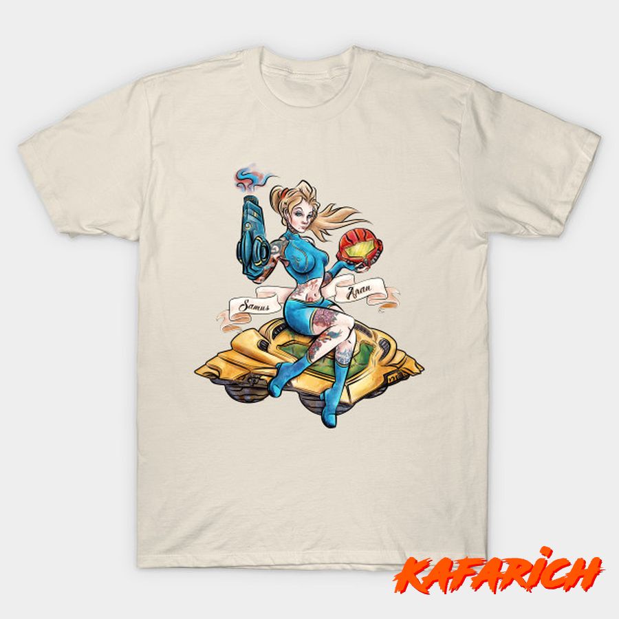 Jual Kaos Custom Popular Zero Suit Bomber Girl Metroid Nintendo Pin Up ...