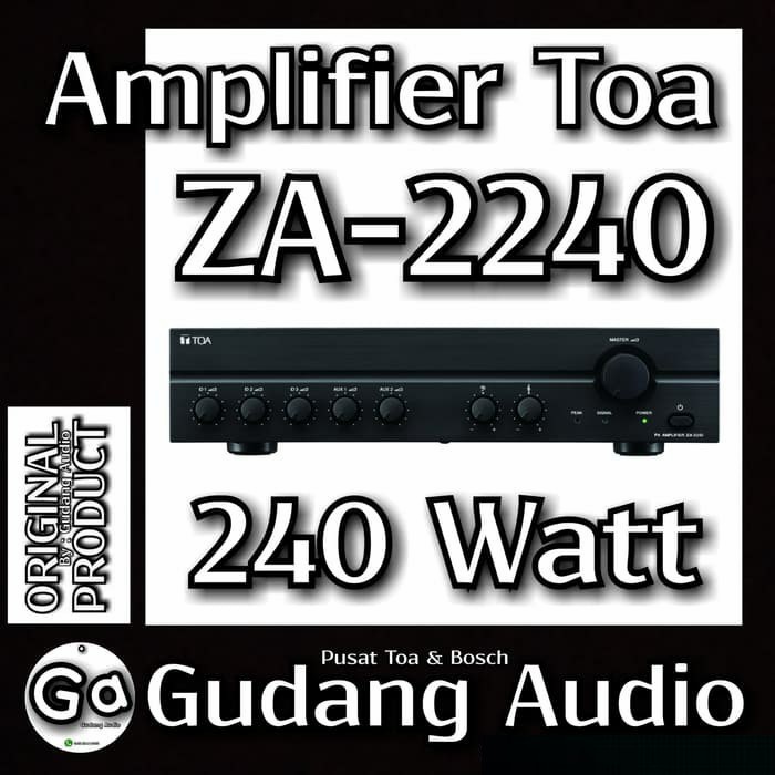 Jual AMPLIFIER TOA ZA-2240 (240WATT) | Shopee Indonesia