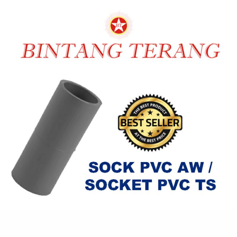 Jual Sok PVC AW 1/2" - 3/4" - 1" Diamond / Sok PVC 1/2 - 3/4 - 1 inch ...