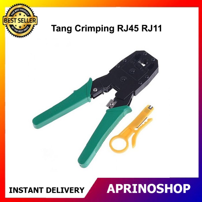 Jual Tang Crimping RJ45 RJ11 Network Tools Cat5e Cat6 Krimping Tool ...