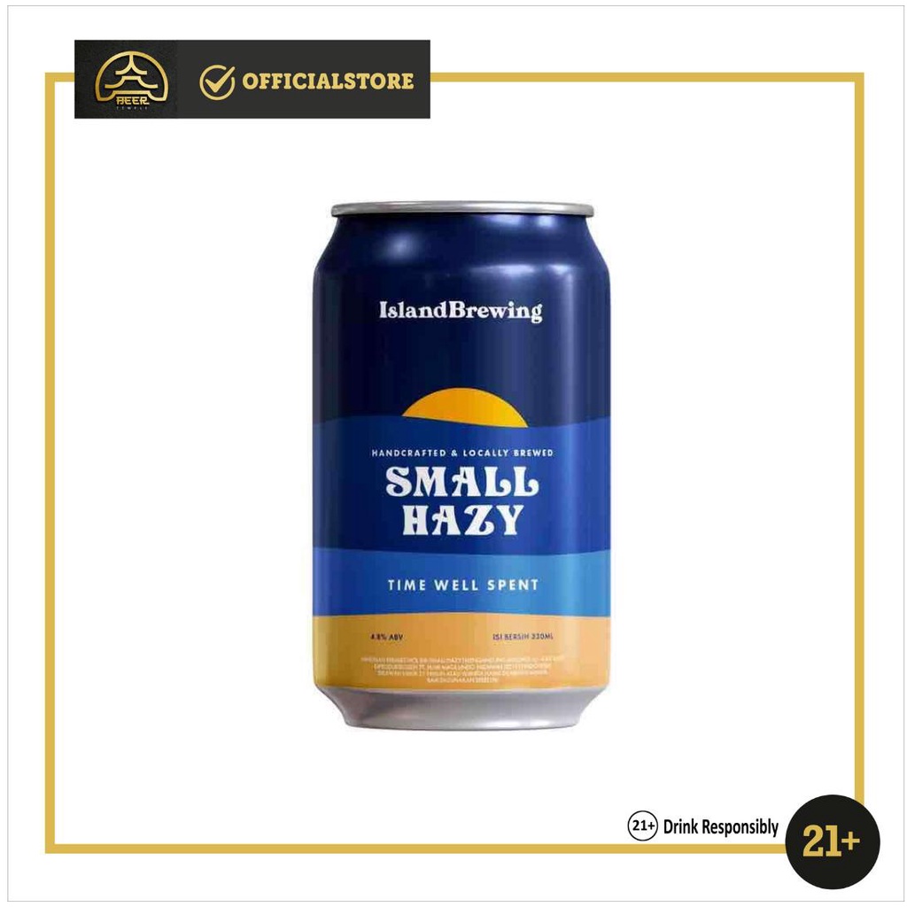 Jual Island Brewing Small Hazy Beer 330ml | Shopee Indonesia