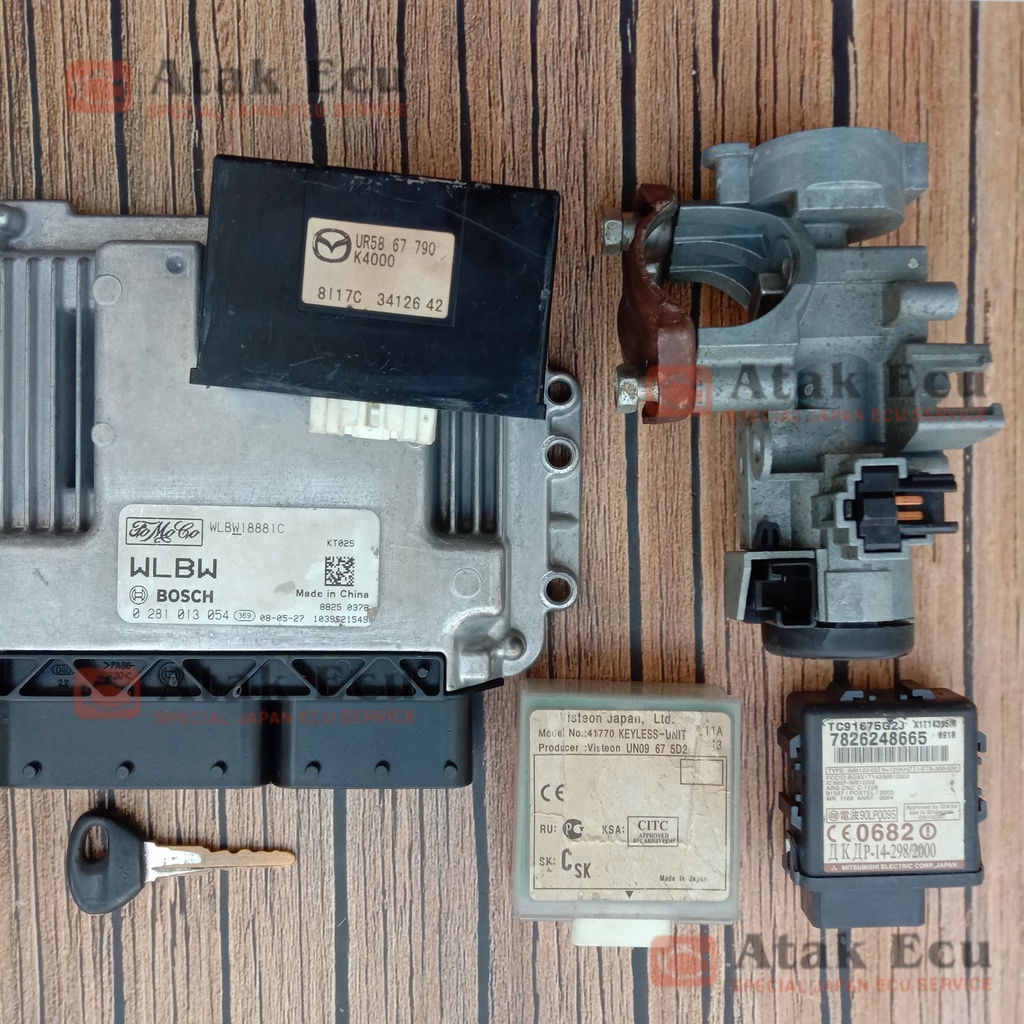 Jual [SET] ECU Ford Everest Ranger / Mazda BT50 (+ Immobilizer Key Kit ...