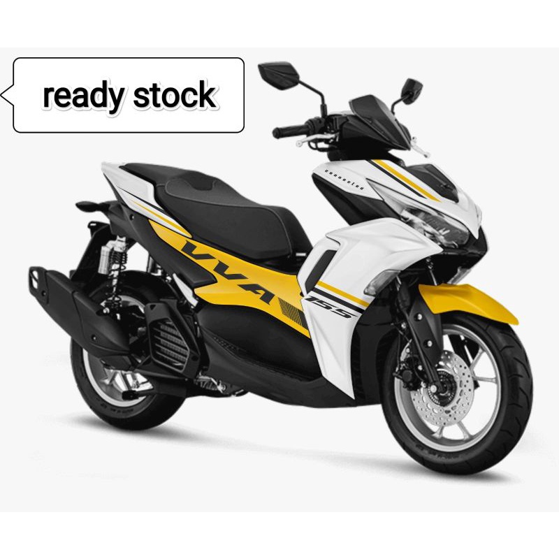 Jual sticker aerox new 155 striping all new aerox connected decal aerox ...