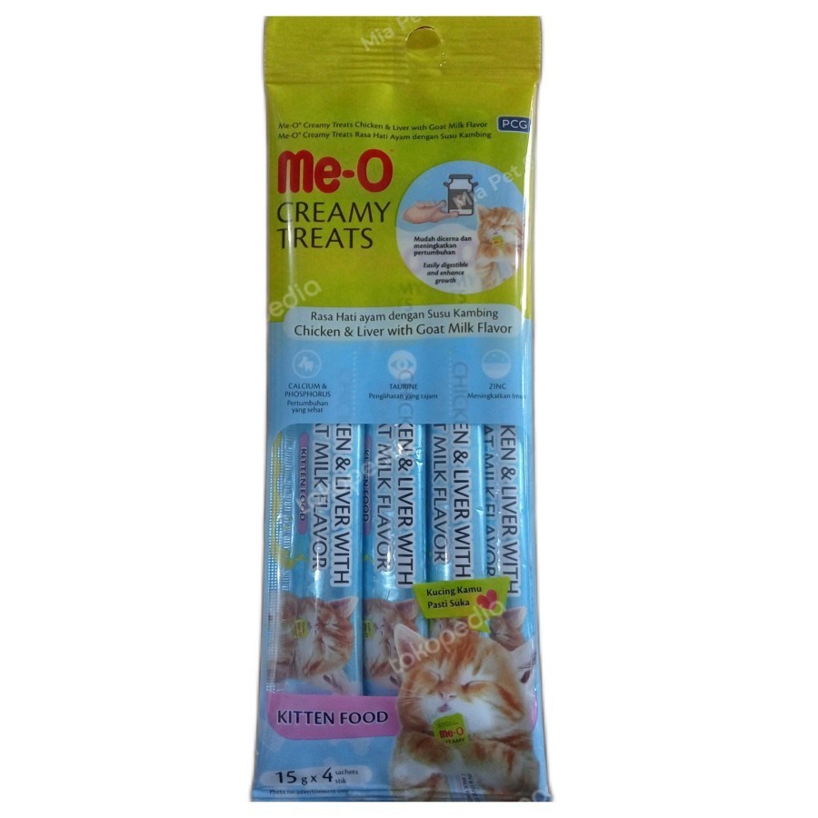 Jual Meo Creamy Treats Chicken Liver 15 Gr | Shopee Indonesia