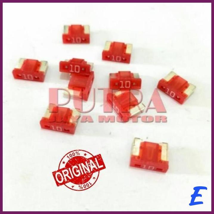 Jual Original Sekring Skring Fuse Micro Tancap Dx 10A Asli [Ptjy ...