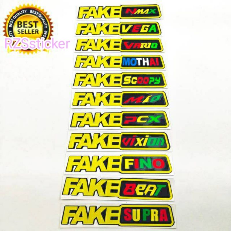 Jual stiker cutting fake mio vario supra vega vixion mothai scoopy ...