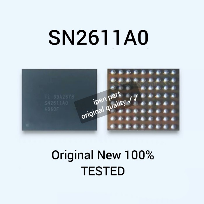 Jual IC Cas SN2611A0 Iphone 11 11 Pro Original New Tested Charging Ces ...