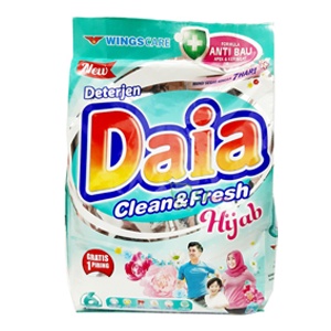 Jual DAIA DETERGENT BUBUK HIJAB CLEAN & FRESH BAG 850/800g | Shopee Indonesia