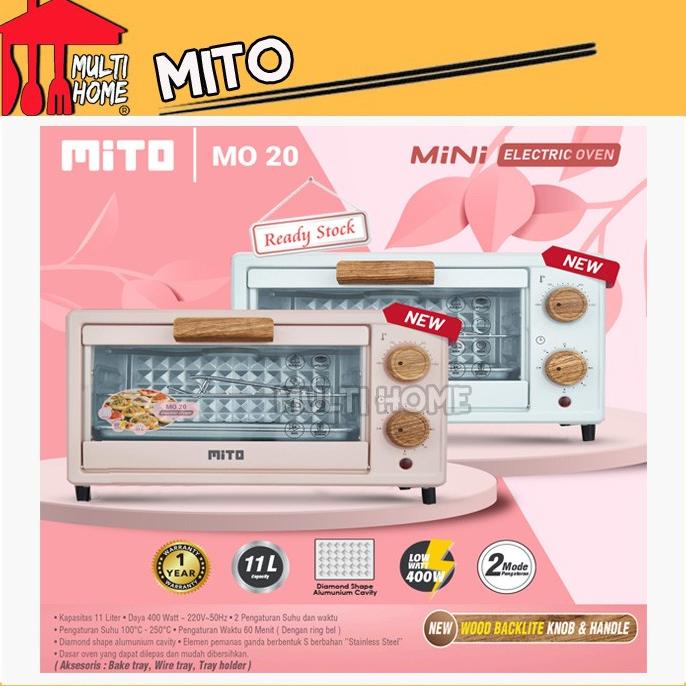 Jual MITO Oven Listrik Mini MITO MO 20 Kapasitas 11 Liter | Shopee Indonesia