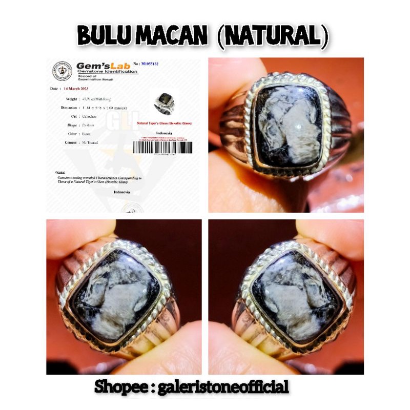 Jual NATURAL BATU BUKU MACAN 3D SUPER JADUL | Shopee Indonesia