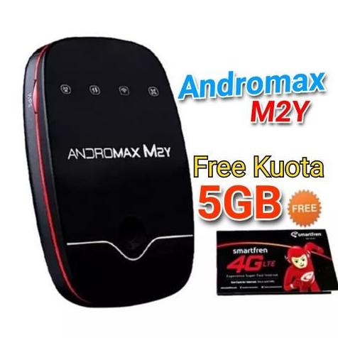 Jual (COD) Mifi Modem Wifi Smartfren Andromax M2Y kuota 5GB - Modem ...