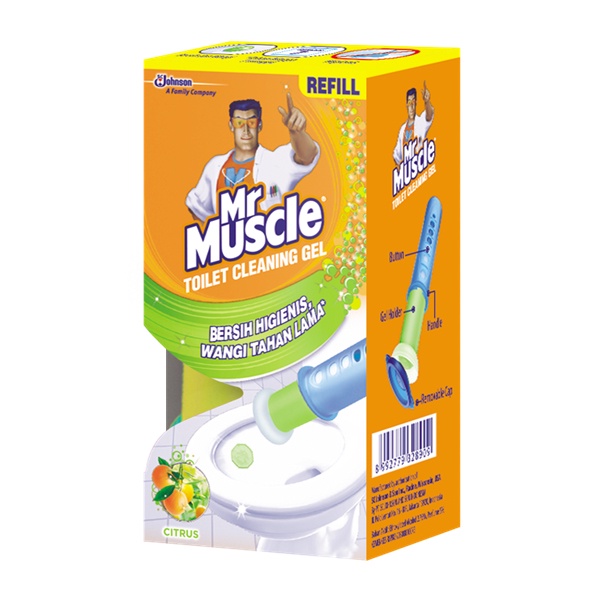 Jual MR MUSCLE TOILET GEL REFILL CITRUS 36 ML | Shopee Indonesia