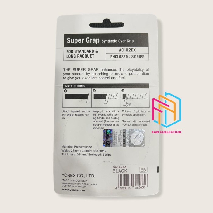 Jual Yonex Grip Ac 102 Ex 3 In 1 Grip Badminton Original | Shopee Indonesia
