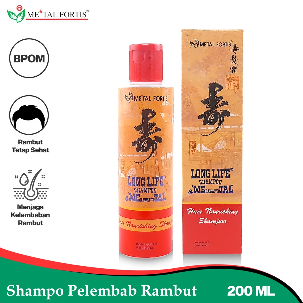 Jual Metal Fortis Shampo Metal 200 Ml Hair Nourishing Long Life Shampo ...