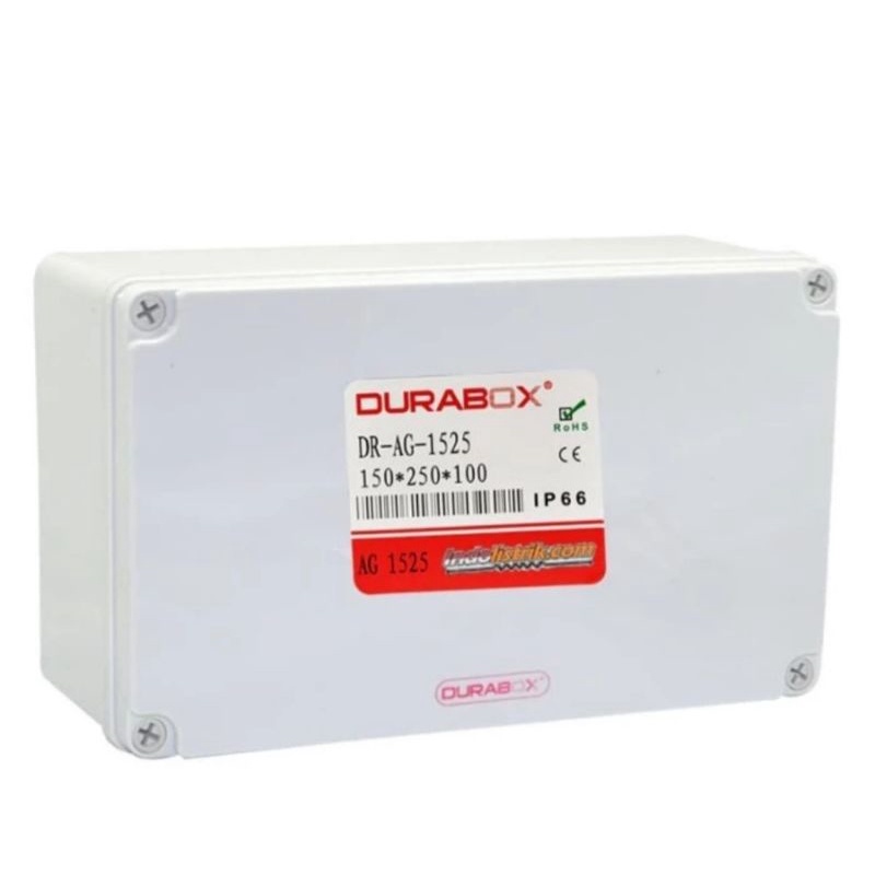 Jual Box Panel Plastik 150x250 x100 mm Durabox ABS Junction | Shopee ...