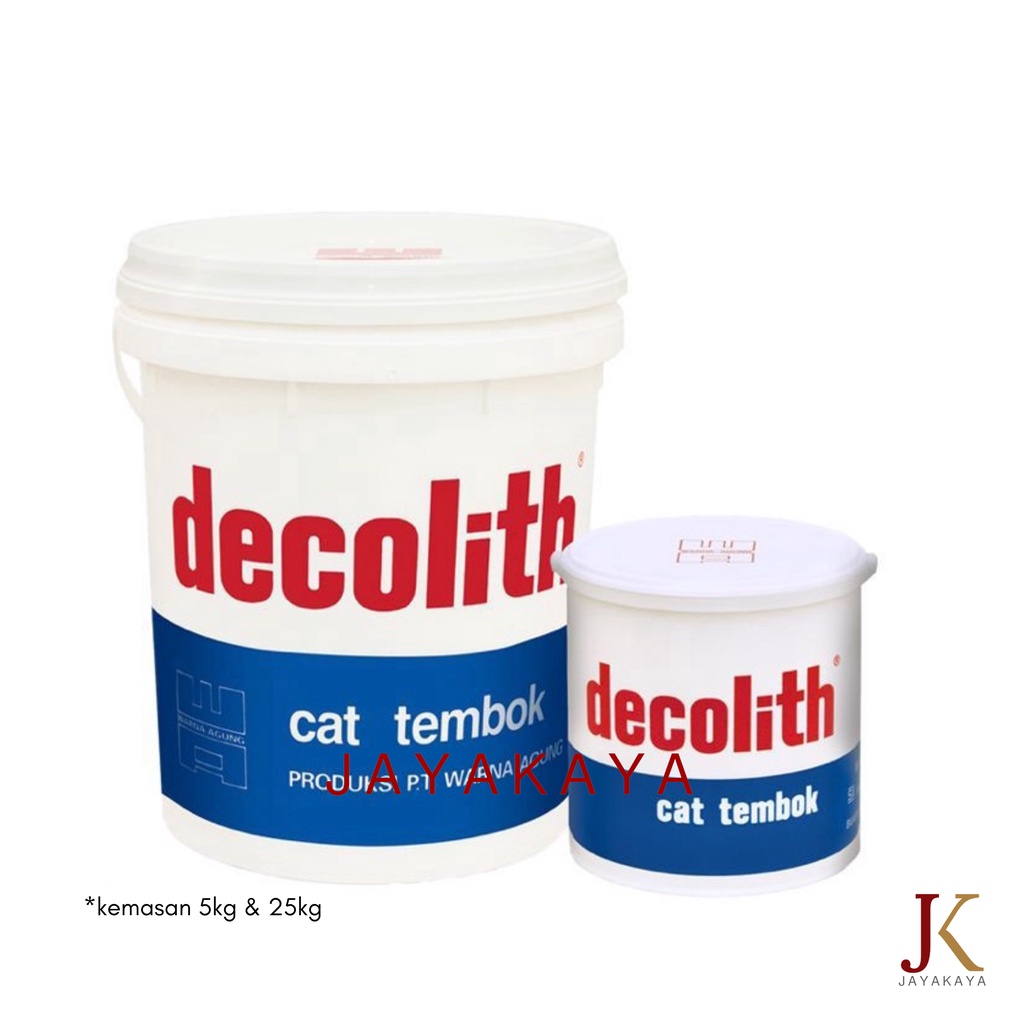 Jual Cat Tembok Decolith 5 kg Interior | Shopee Indonesia