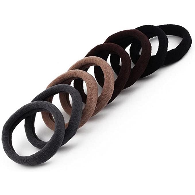 Jual Denpasar Black Barrel Hair Ties Karet Rambut Ikat Rambut Hitam ...