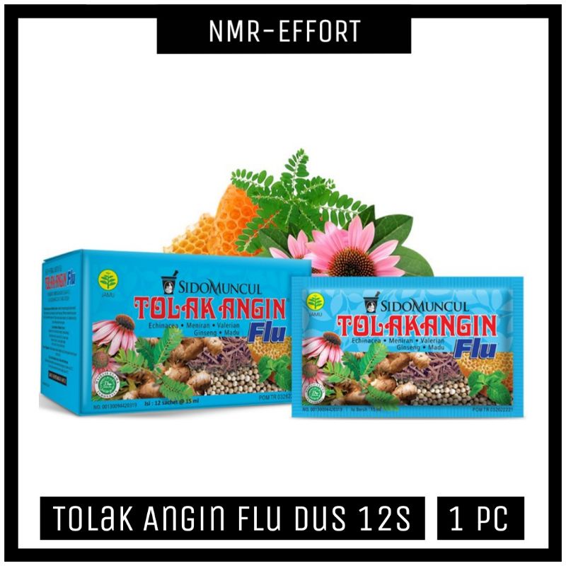 Jual Tolak Angin FLU - FLU 1 Box 5 / 12 Sachets @ 15ml - Herbal Masuk ...