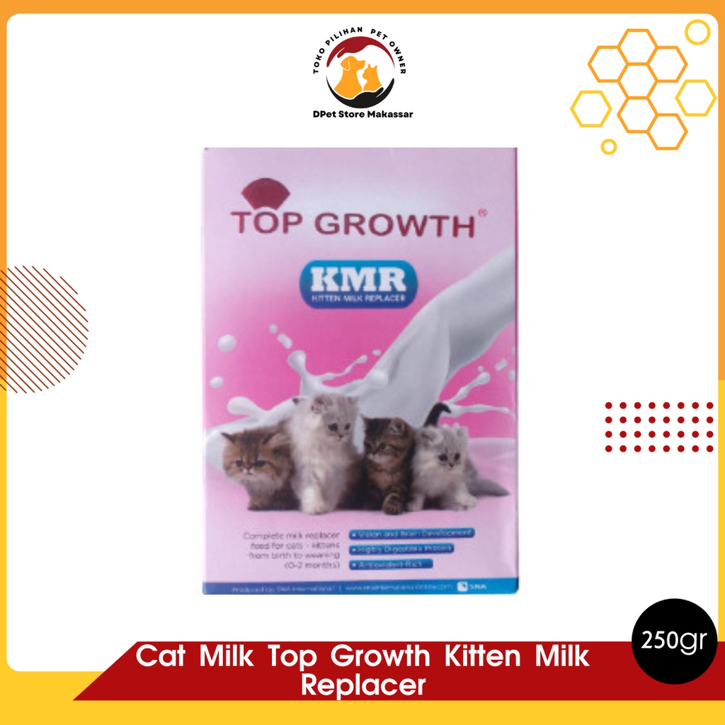 Jual Susu Kucing-Cat Milk Top Growth Kitten Milk Replacer 250gram ...