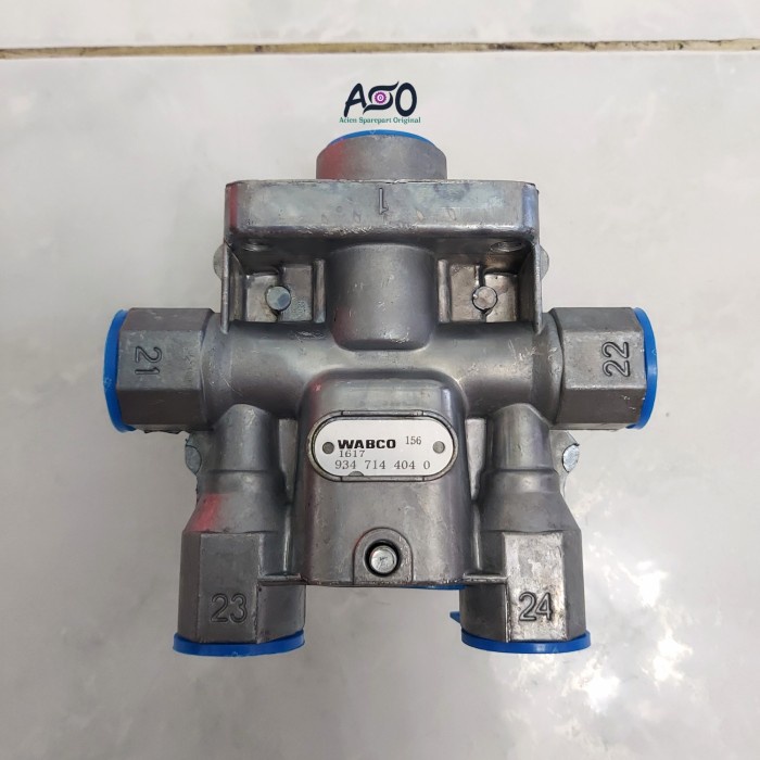 Jual ASOL Quadruple Circuit 4 Way Valve Hino 500 Wabco 9347144040 ...