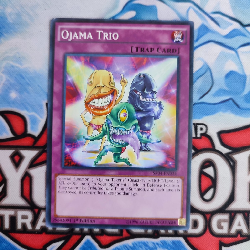 Jual yugioh ojama trio sr04 common 1st original | Shopee Indonesia