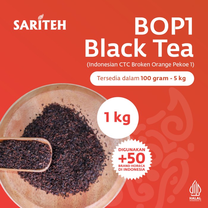 Jual Sariteh Indonesia BOP1 Grade Black Tea - Teh Hitam Murni - 1 kg ...