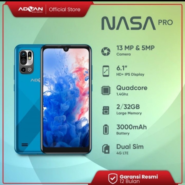 Jual advan nasa pro 2 32gb | Shopee Indonesia