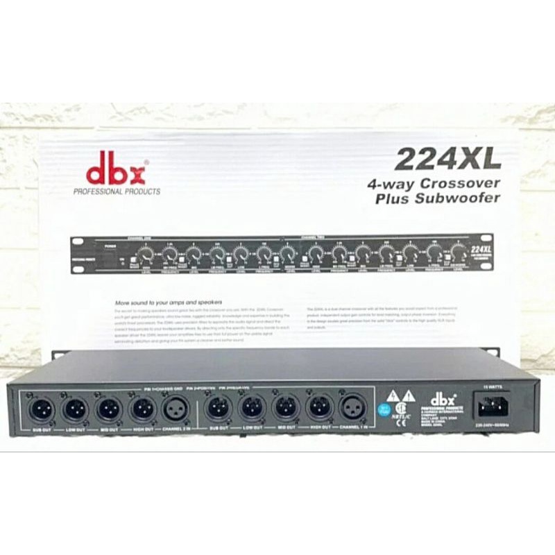 Jual Crossover DBX 224 XL 4Way Subwoofer | Shopee Indonesia