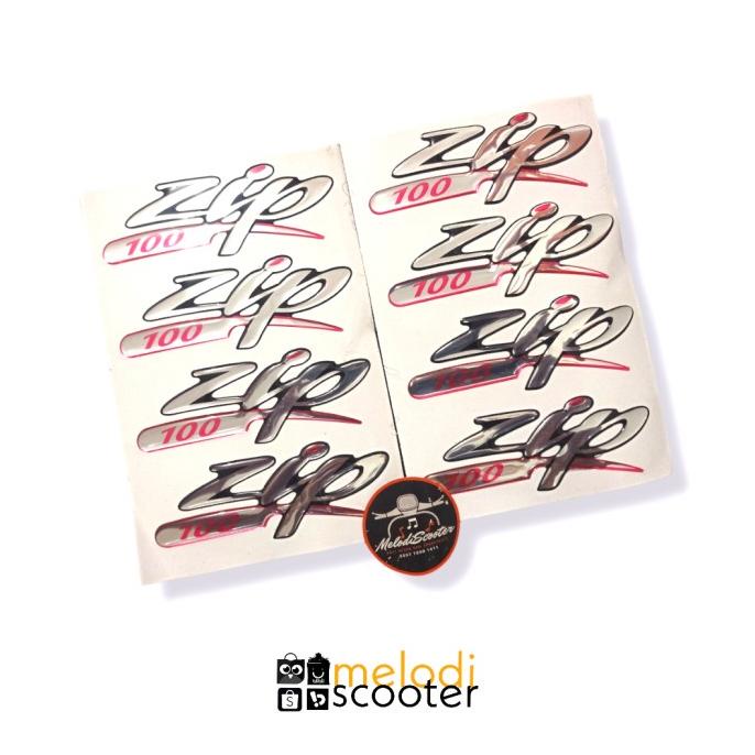 Jual Emblem Sticker Piaggio Zip 100 Original Bukan Custom | Shopee ...