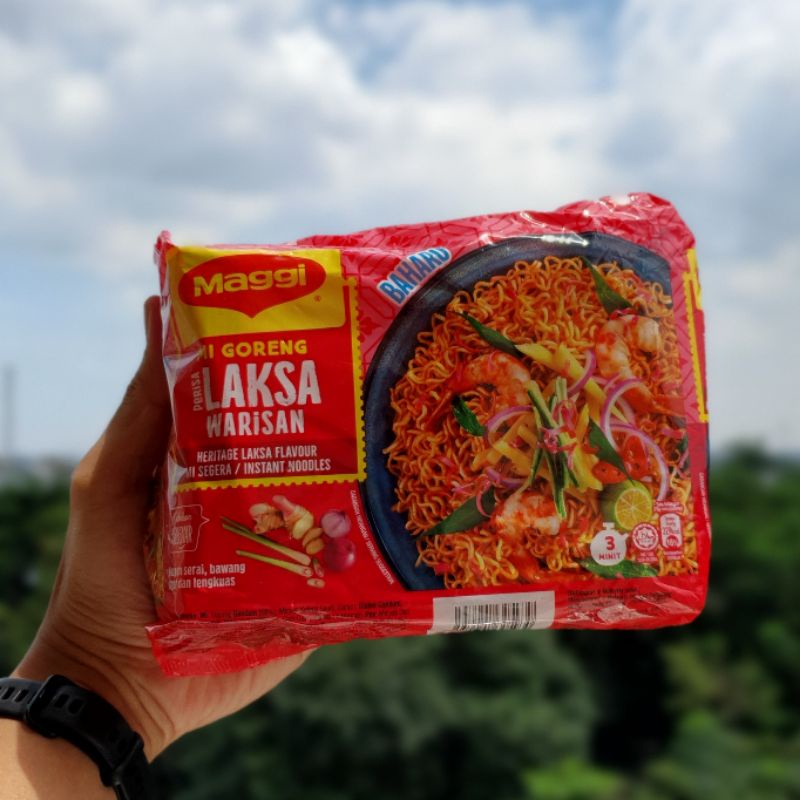 Jual Maggi Goreng Laksa Warisan Malaysia Halal (Dijual Eceran) | Shopee ...