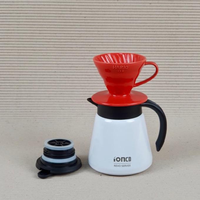 Jual IONCD REVO Coffee Tea Dripper Server Stainless Vakum Pot 600 ml ...